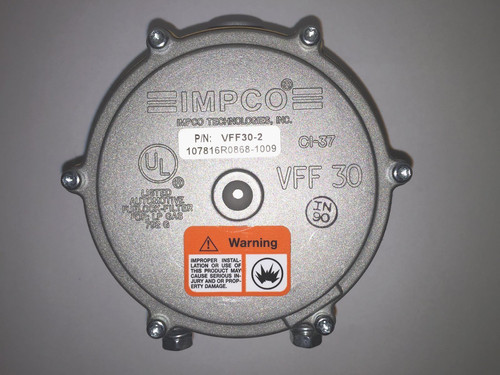 IMPCO VFF30-2 Propane Vacuum Fuel Lock-Off Valve Forklift LP w ...