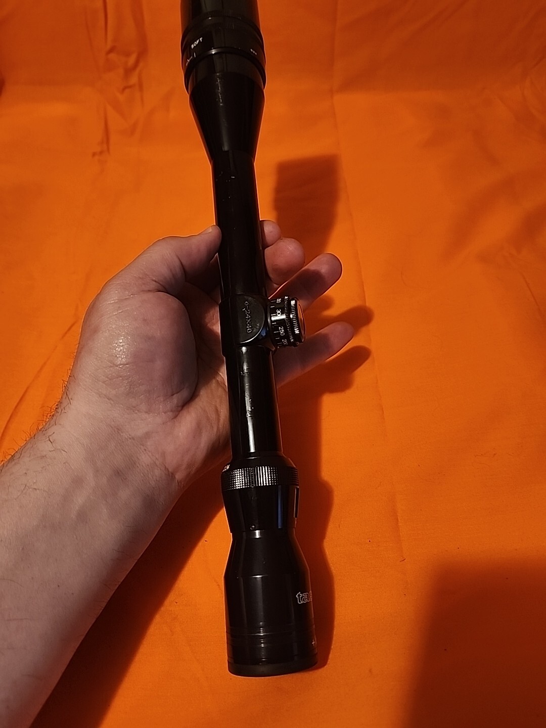 TASCO TR 6-24X40 TR624X40 JAPAN RANGEFINDER GLOSS RIFLE SCOPE WITH AO ...