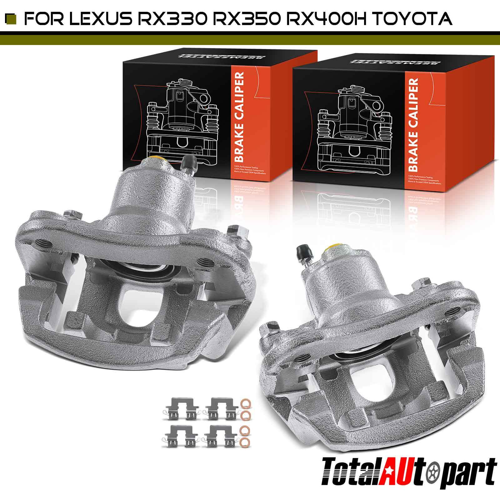 2Pcs Brake Caliper Rear for Lexus RX330 RX350 RX400h Toyota Highlander ...