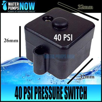 Water Pump 40 PSI Pressure Switch for 12V FL40 24V FL44 240V FL43 ...