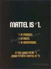 Makin' it with MATTEL - Original 1977 Trade print AD / ADVERT__ Toy ...