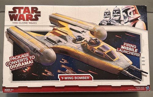 HASBRO Star Wars The Clone Wars 2009 - Y-WING BOMBER New Sealed MIB ...