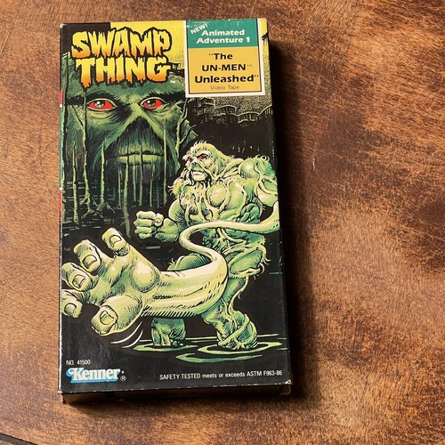 Swamp Thing Animated Adventure 1 “The Un-Men Unleashed” VHS 1990 Kenner ...
