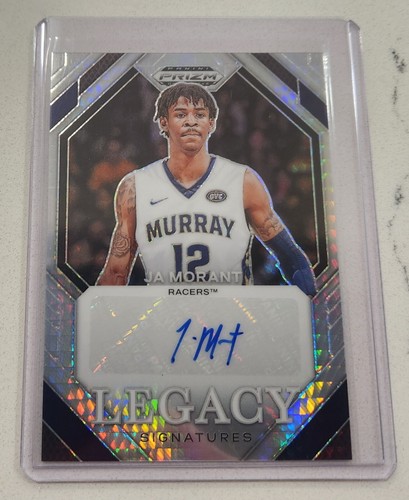 🏀2024 Panini Prizm Draft Picks JA MORANT Auto - Legacy Signatures Hyper ...
