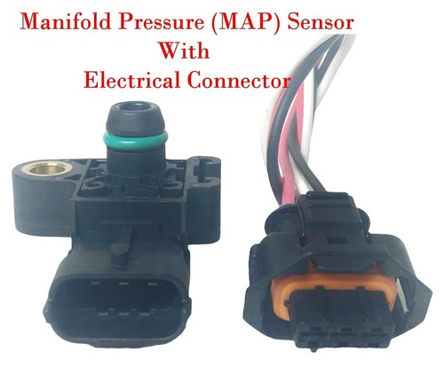 Map Manifold Pressure Sensor W/Connector Fits Ford Lincoln 2012-2019 | eBay