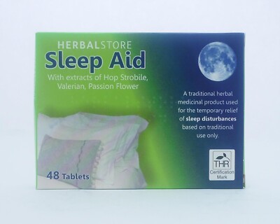 3x Sleep Aid Helps Sleep Insomnia Remedy Sleep Disturbance (48 Tablets ...