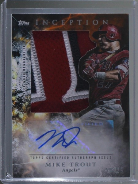 2018 Topps Inception - Inception Autographed Jumbo Patches Orange #IAJ ...