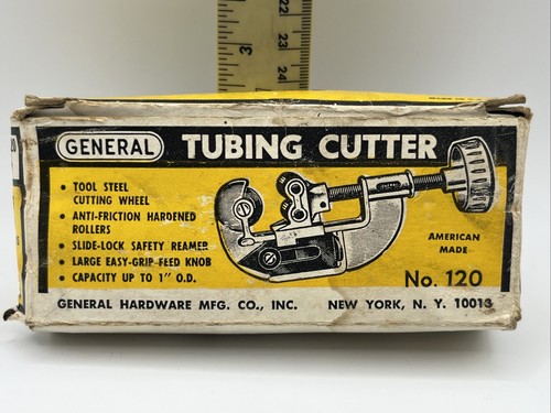 General Tubing Cutter 1/8" to 1” Model 120 in Original Box Made USA | eBay