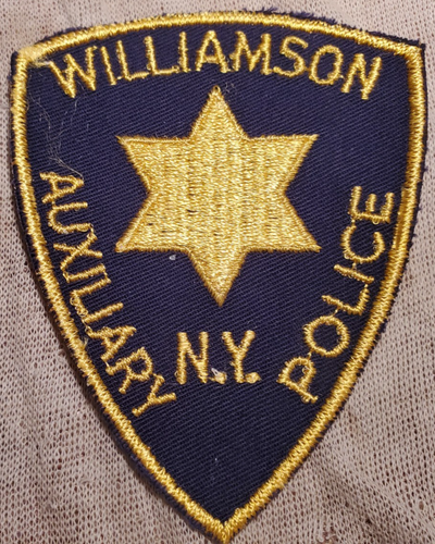 NY Vintage Williamson New York Auxiliary Police Patch | eBay