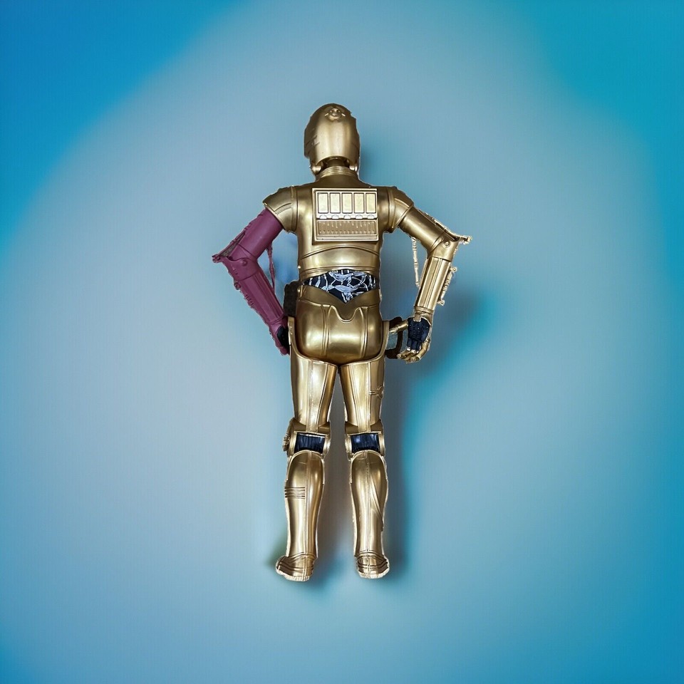 Star Wars C3PO Figure with Red Arm 10" Tall - 2015 LFL Hasbro | eBay