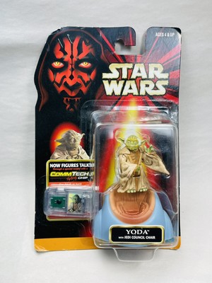 NEW Star Wars YODA with Jedi Council Chair Hasbro with CommTech Chip ...