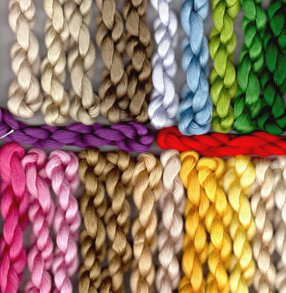 DMC Floche - Colors 208-739 - Part 1 of 2 | eBay