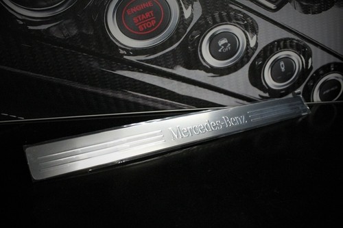 NEW Genuine Mercedes-Benz W204 C-Class Front Door Chrome Kick Plate ...