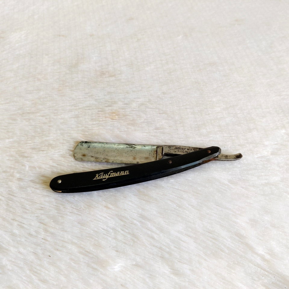 1930 Vintage Rare Kaufmann Soligen Straight Razor Original Cardboard ...
