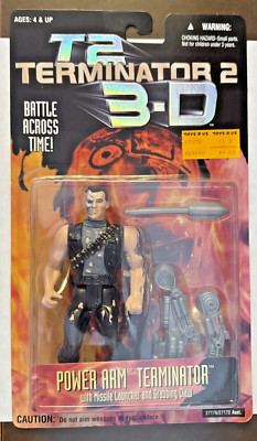 VINTAGE 1997 POWER ARM TERMINATOR 2 Battle Across Time 3-D FIGURE ...