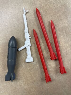 G I JOE Accessories Bomb, Missiles, Gun VINTAGE PIECES | eBay