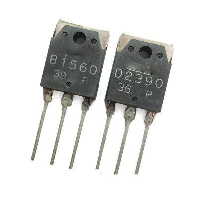 2SB1560 2SD2390 2SB 1560-2SD 2390 B1560-D2390 KIT TRANSISTOR LA PAIRE ...