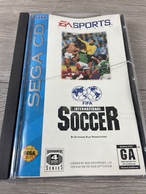 🔥 FIFA International Soccer 🔥 Sega CD CIB Complete Case Manual CD ...