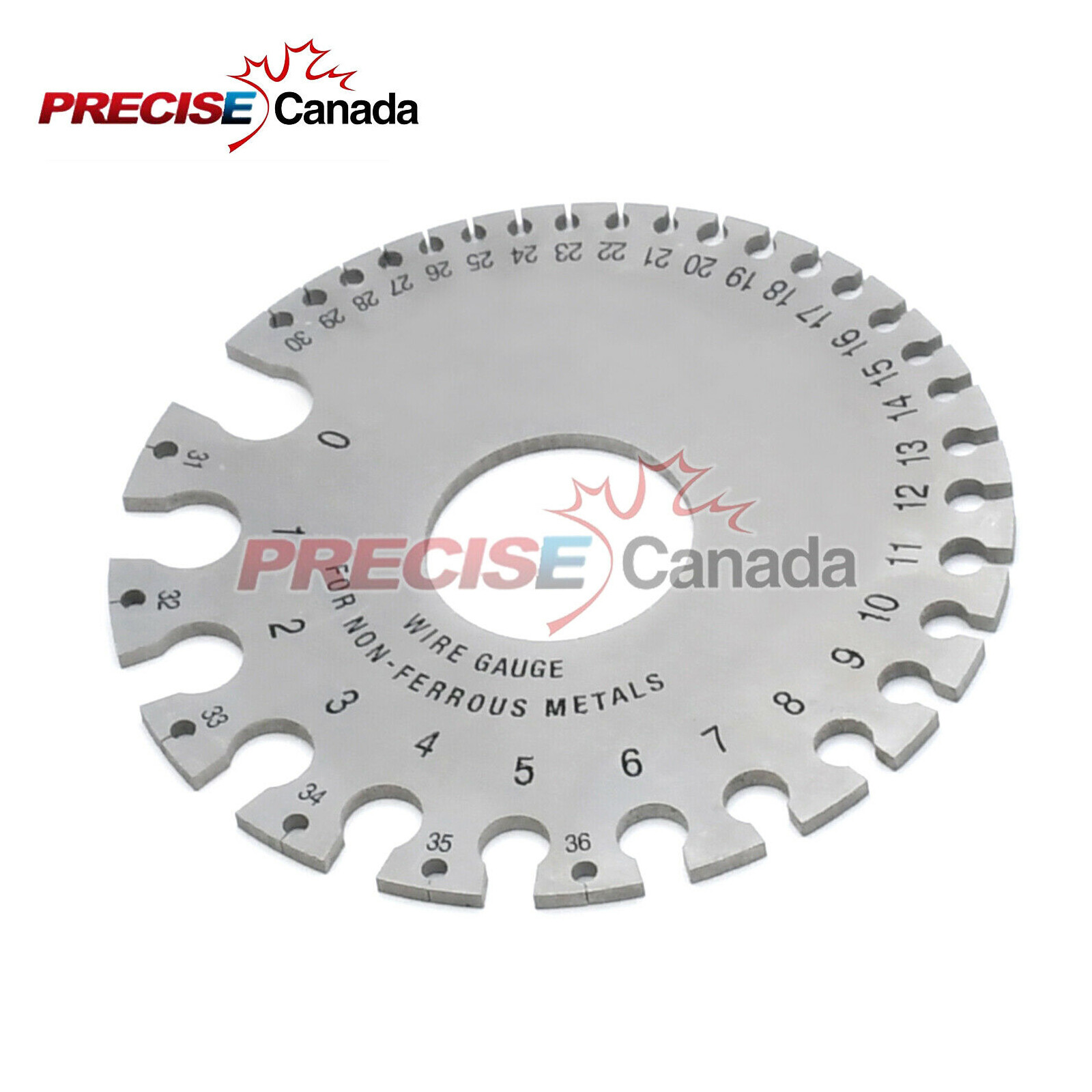 Steel Round Wire SWG & MM Measuring Gauge Diameter SWG Sheet Metal Tool ...