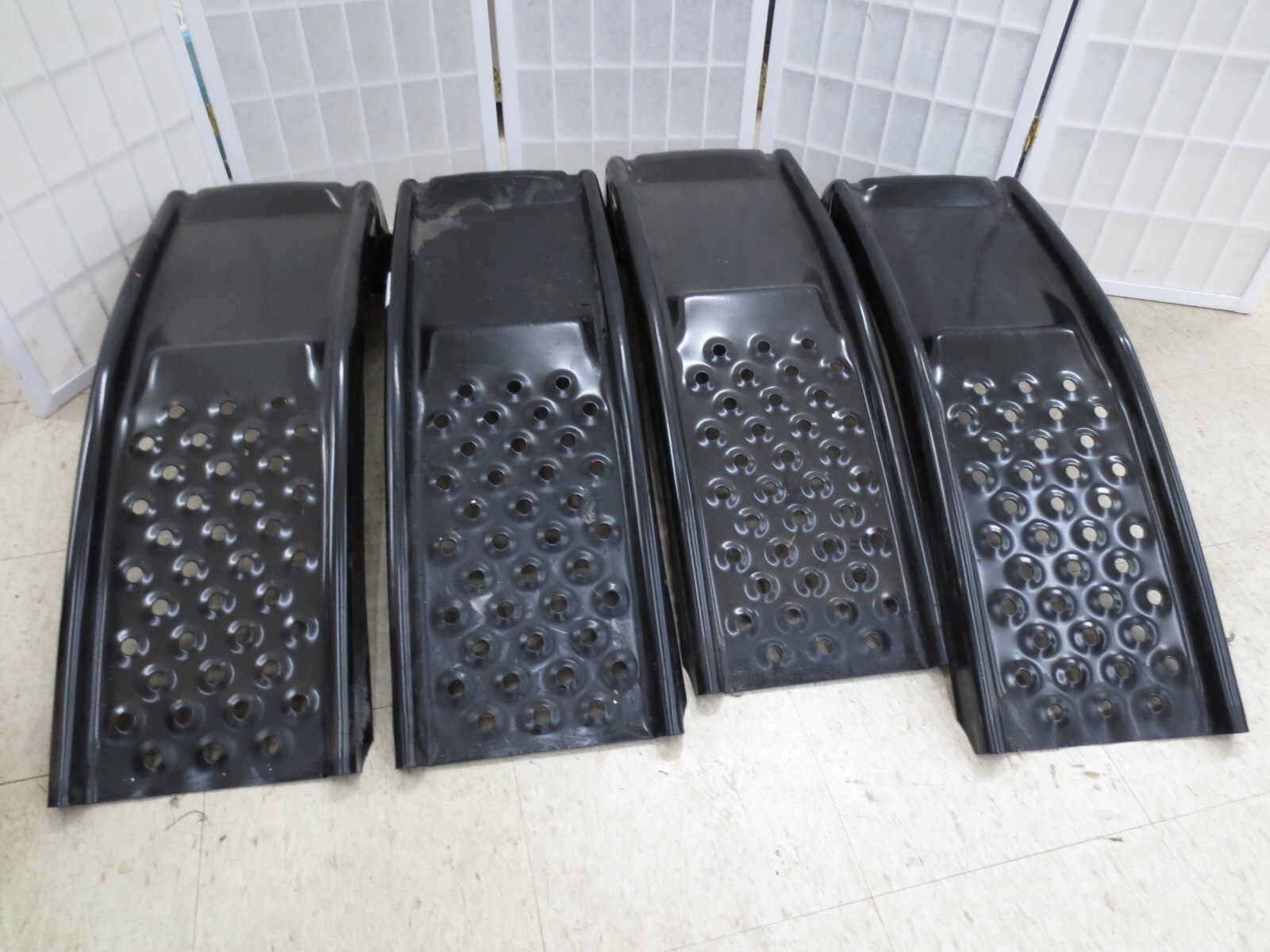 SET OF 4 Petersen Tru Cut Ultra Car Ramps Set 6500lbs - Standard, Black ...