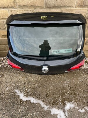 Vauxhall Corsa E 3 Door Complete Boot lid Tailgate Spoiler Z22C Black ...