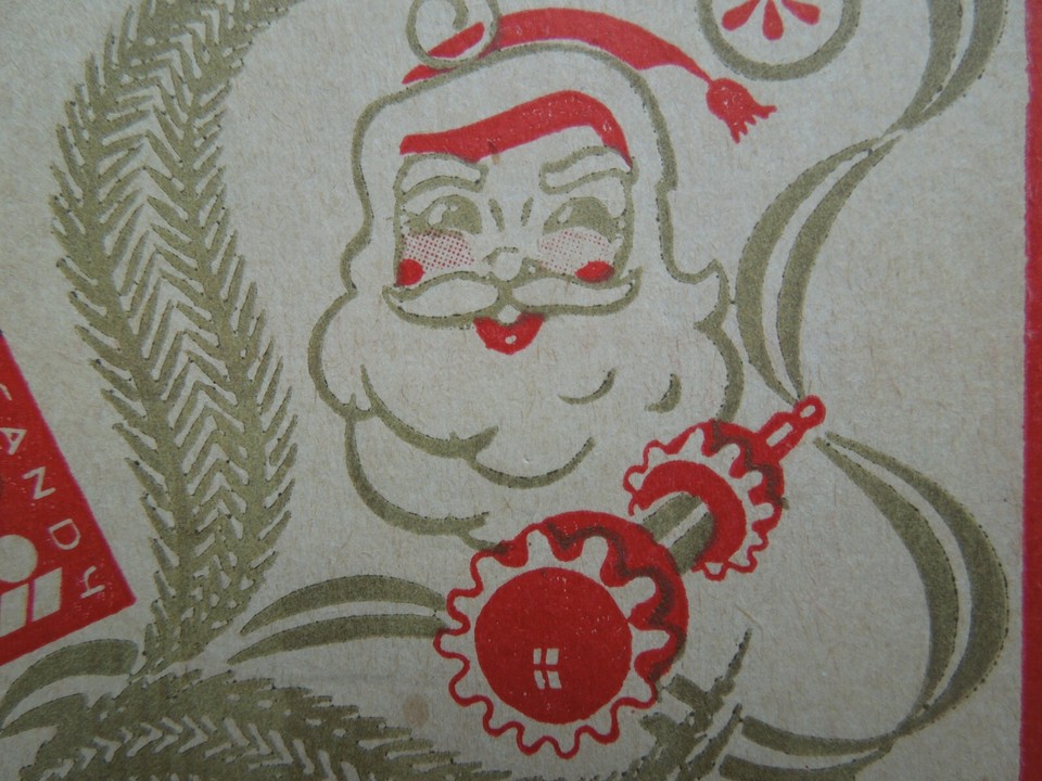 VINTAGE CARDBOARD CHRISTMAS CANDY BOX WITH SANTA - LOFT FRESH CANDY | eBay
