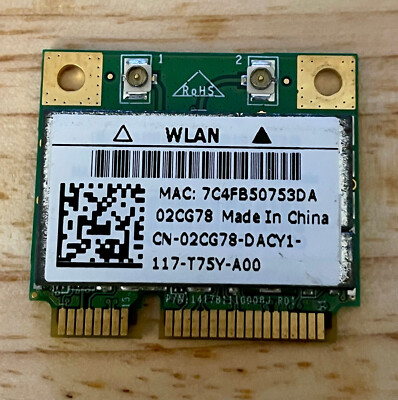 Broadcom BCM94313HMGB WIFI Wireless + Bluetooth Card DELL/HP/COMPAQ ...