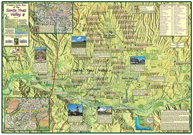 Santa Barbara Wineries Map