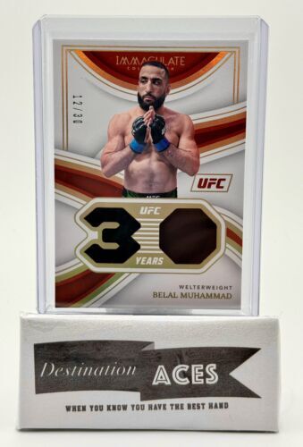 2023 Panini Immaculate UFC Belal Muhammad 30 Years Patch /30 SSP | eBay