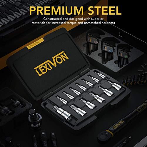 Torx Bit Socket Set Premium S2 Alloy Steel 13piece Star T8-T60 Set ...