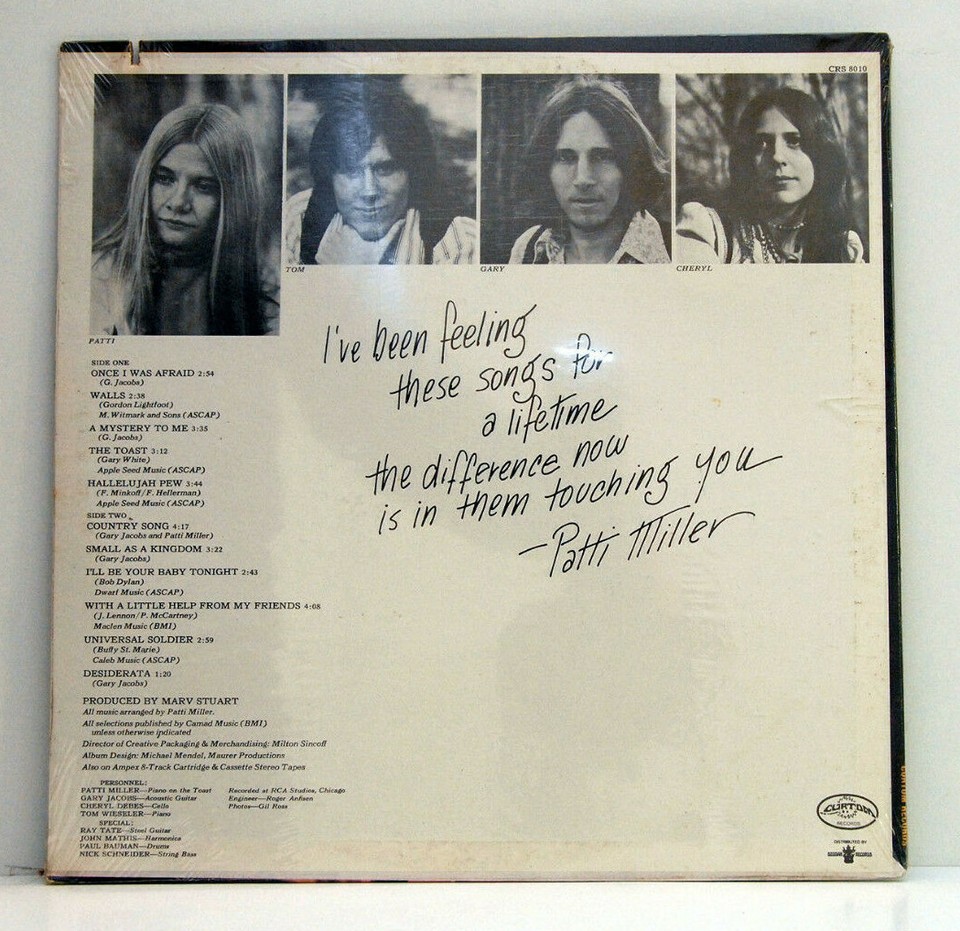 Patti Miller Patti Miller Curtom Folk Sealed # K | eBay