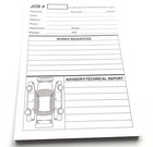 Garage Repair Job Cards A5 Time Sheet Works Pad Image 100 Workshop ...