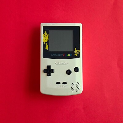 Nintendo Game Boy Color PIKACHU GOLD 👾 CGB-001 GBC Gameboy RESTORED NEW ...