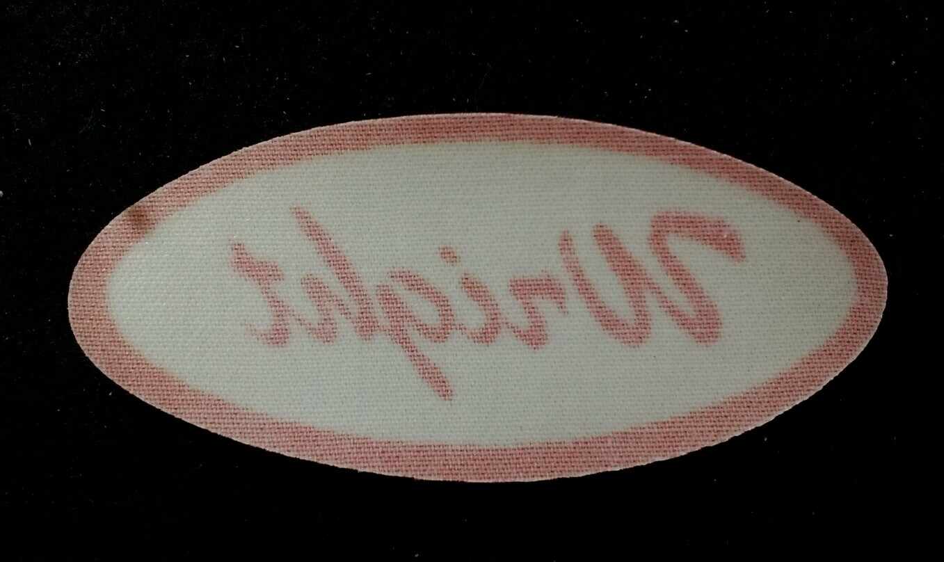 Wright Vintage 1960s Cursive Name Patch Uniform Shirt… - Gem