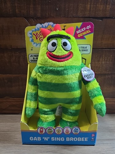 Yo Gabba Gabba Gab ‘N’ Sing Brobee 12” Plush Spin Master Rare New In ...