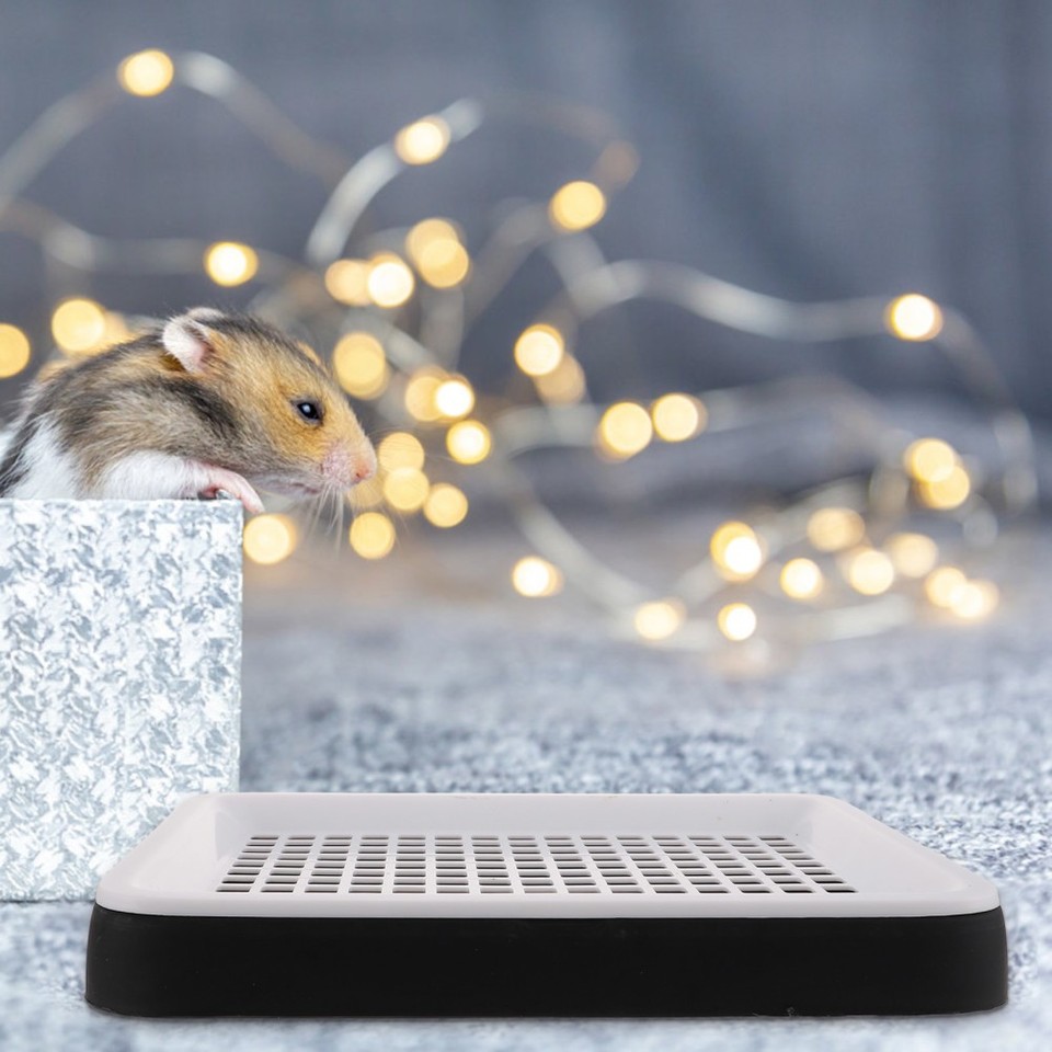 2pcs Rabbit Litter Box Plastic Pet Toilet Small Pet Cage Supply Rabbit ...