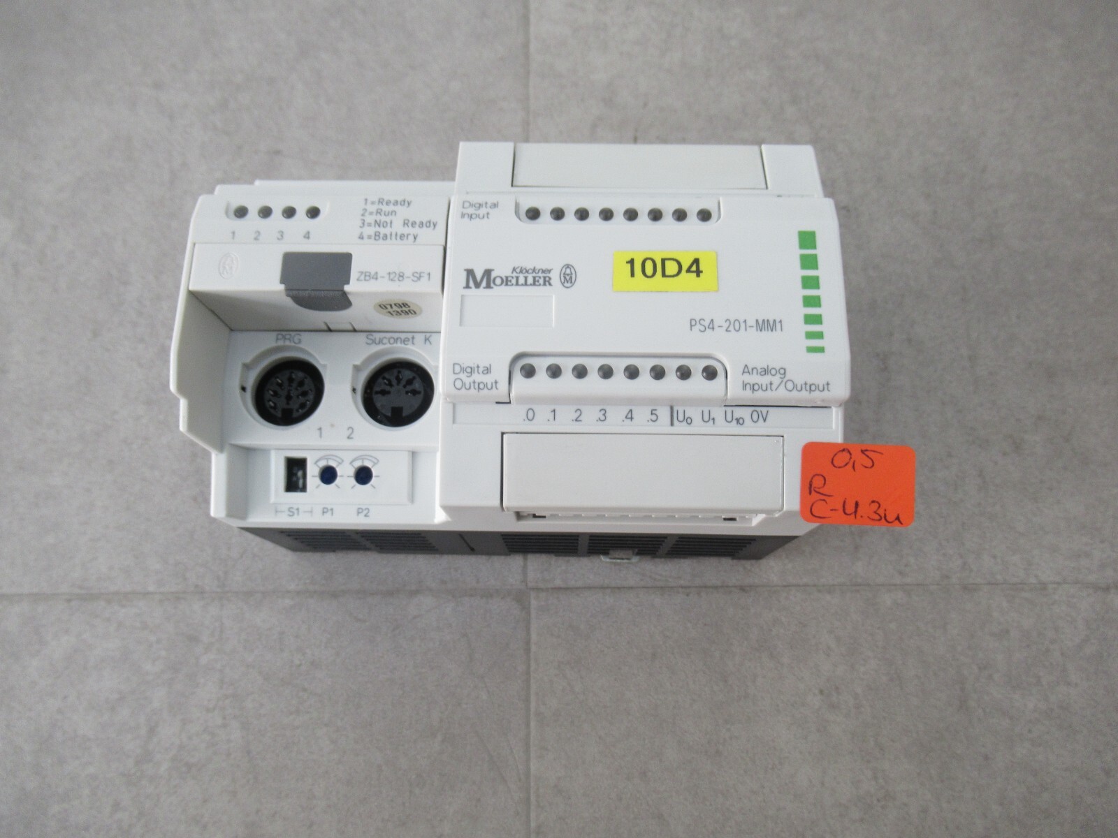 Moeller PS4-201-MM1 Controllo Con Scheda di Memoria Moeller ZB4-128-SF1 ...