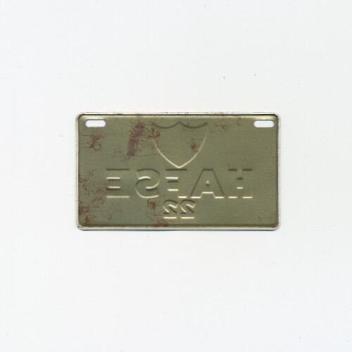 1953 General Mills Wheaties Bicycle Mini License Plates Foreign ...