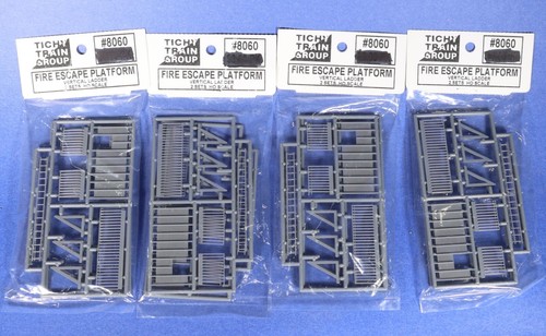 Lot of 8 Tichy HO Scale Fire Escape Platform Kits #8060 | eBay