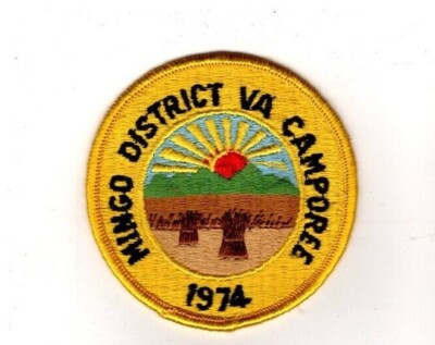 Mongo District, Virginia 1974 Camporee Patch | eBay