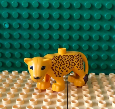 Lego Duplo leopardo yellow leopard Animal Safari Zoo | eBay