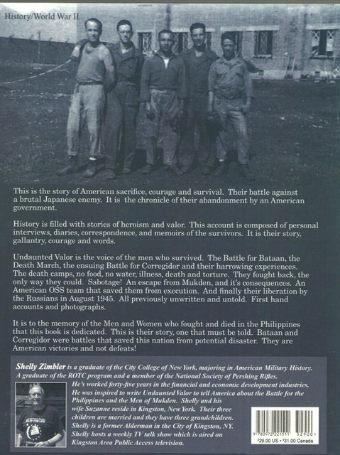 Undaunted Valor The Men of Mukden ... in Their Own Words by Zimbler ...