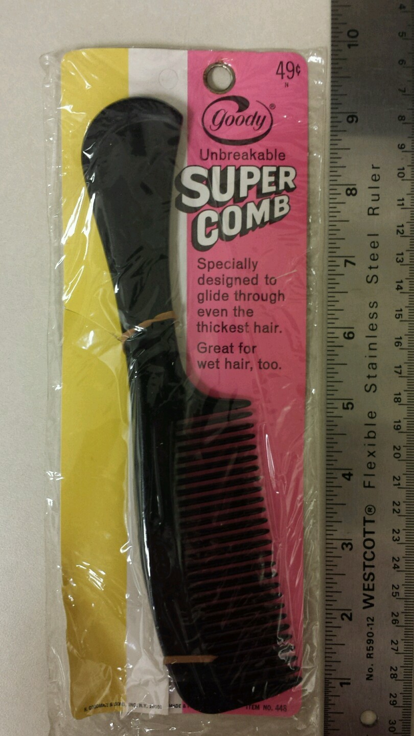Vintage Comb! Unbreakable! Super Comb! Unique old hard to find retro ...