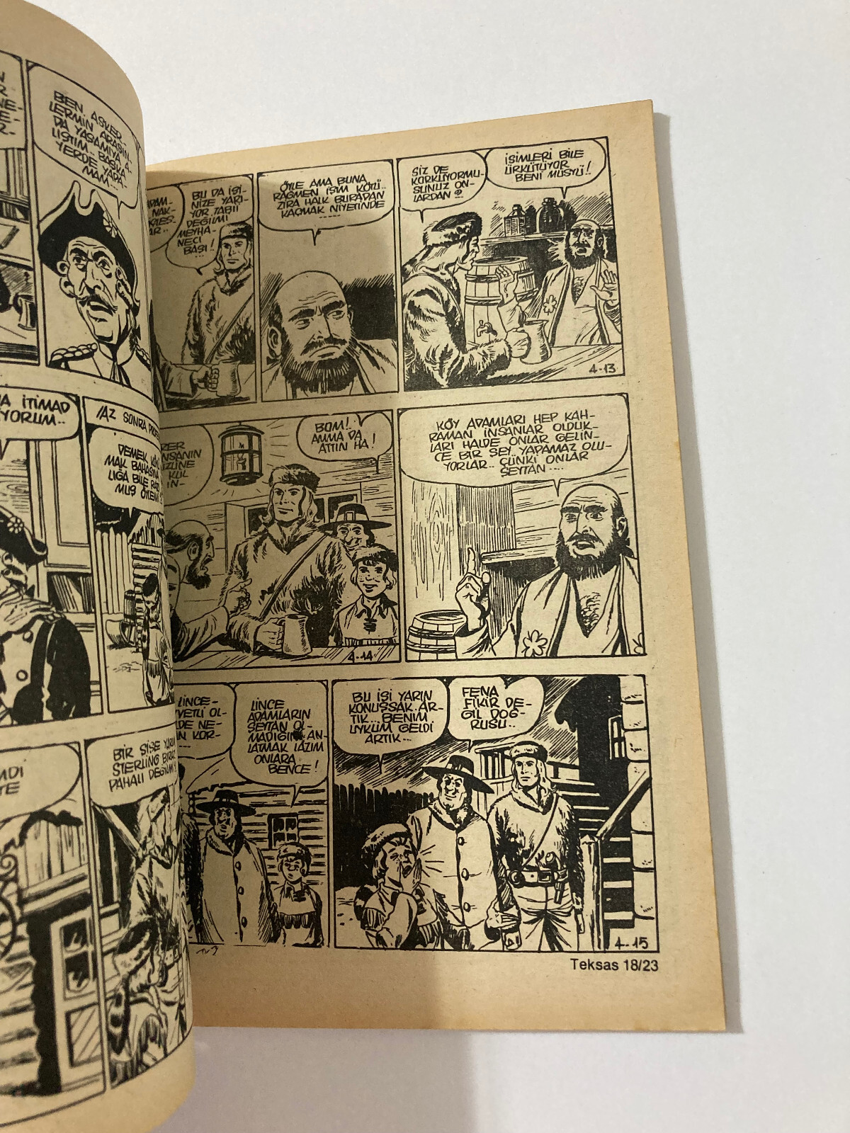 Il Grande Blek Turkish Western Comic #18 1980s Turkish Variant Cover ...