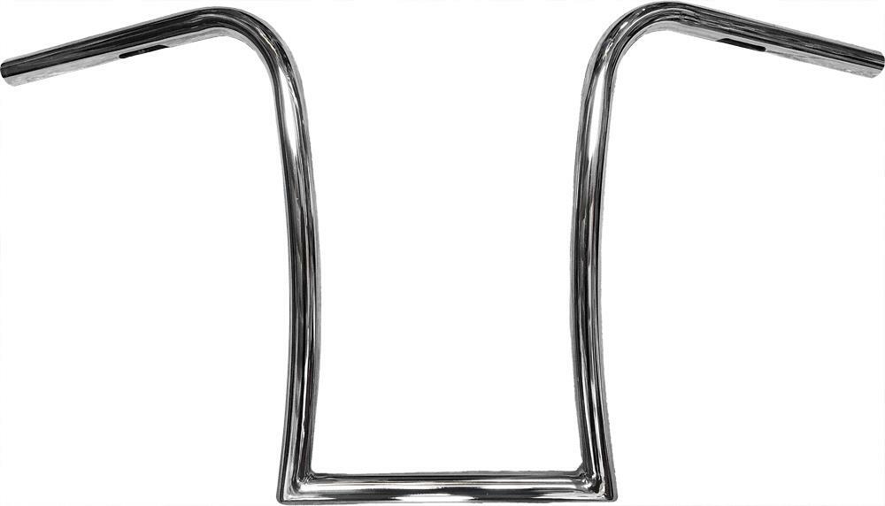 Nash Motorcycle Company - 14GCHDK - 1in. Gimp Hanger Handlebar, Chrome ...