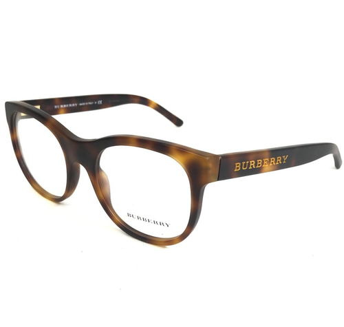 Burberry Eyeglasses Frames B 2169 3382 Brown Tortoise Round Full Rim 50 ...