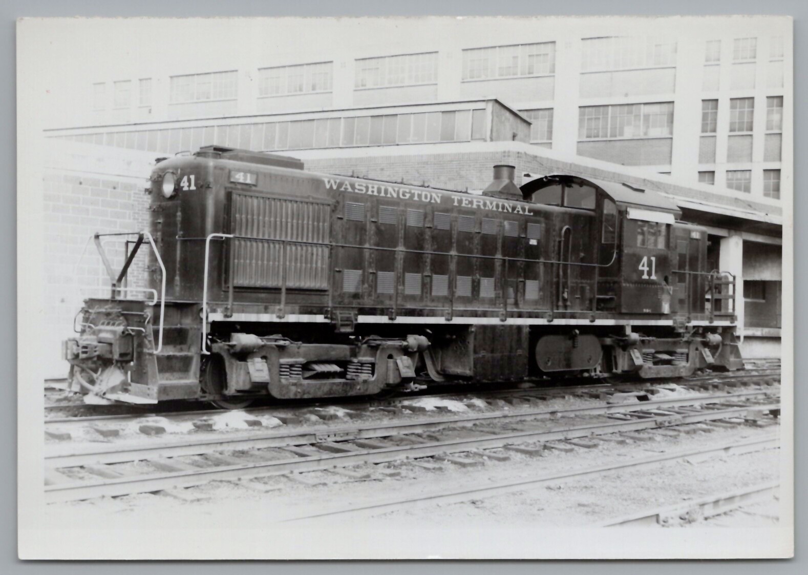 Railroad Photo - Washington Terminal #41 RS-1 Locomotive Washington DC ...