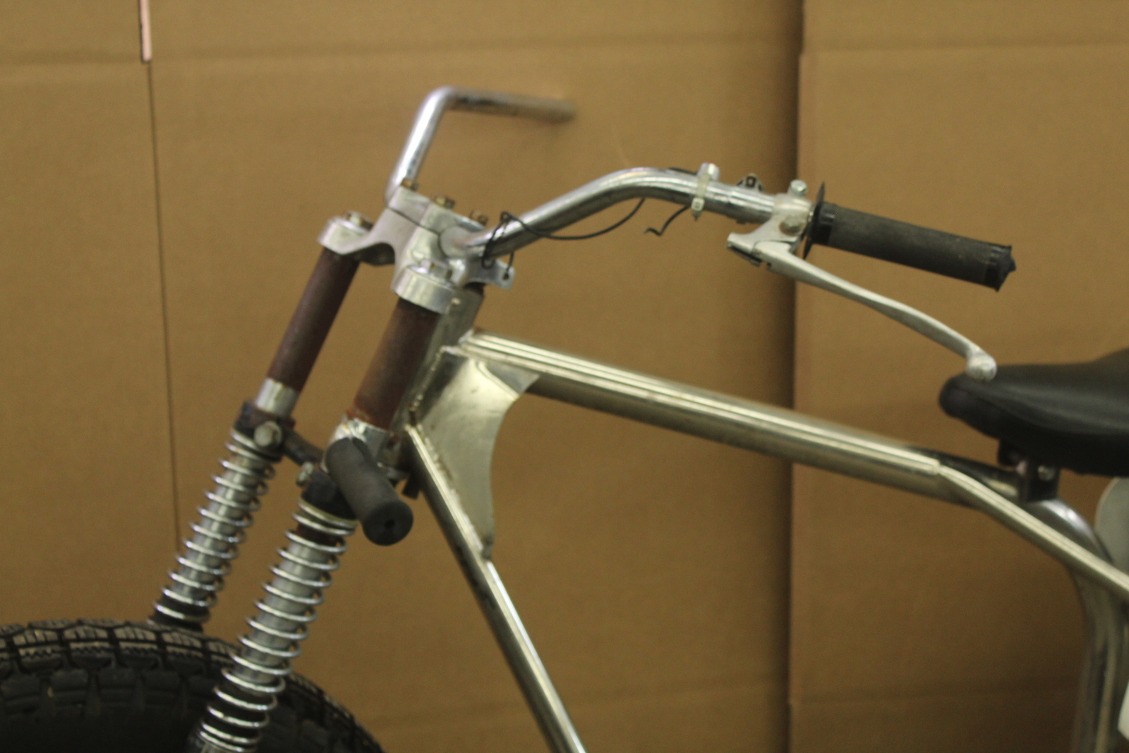 VINTAGE ORIGINAL SONIC WELD RIDGID FLAT TRACK FRAME w/ 40 SPOKE WHEELS ...