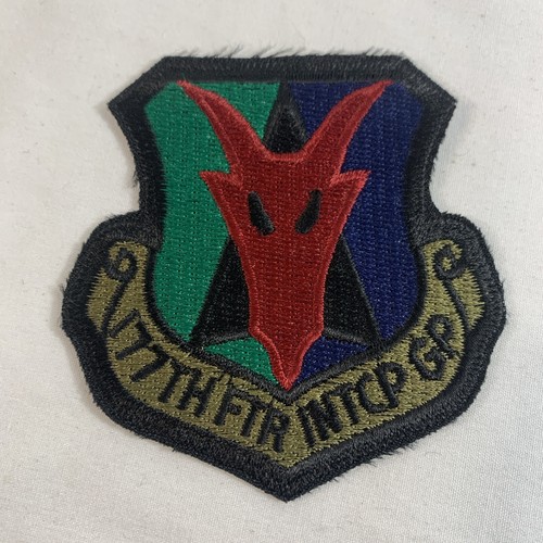 USAF New Jersey ANG 177th Fighter-Interceptor Group Subdued Patch | eBay