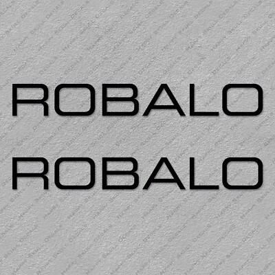 ROBALO BOAT LOGO DECALS STICKERS Set of 2 24" LONG | eBay